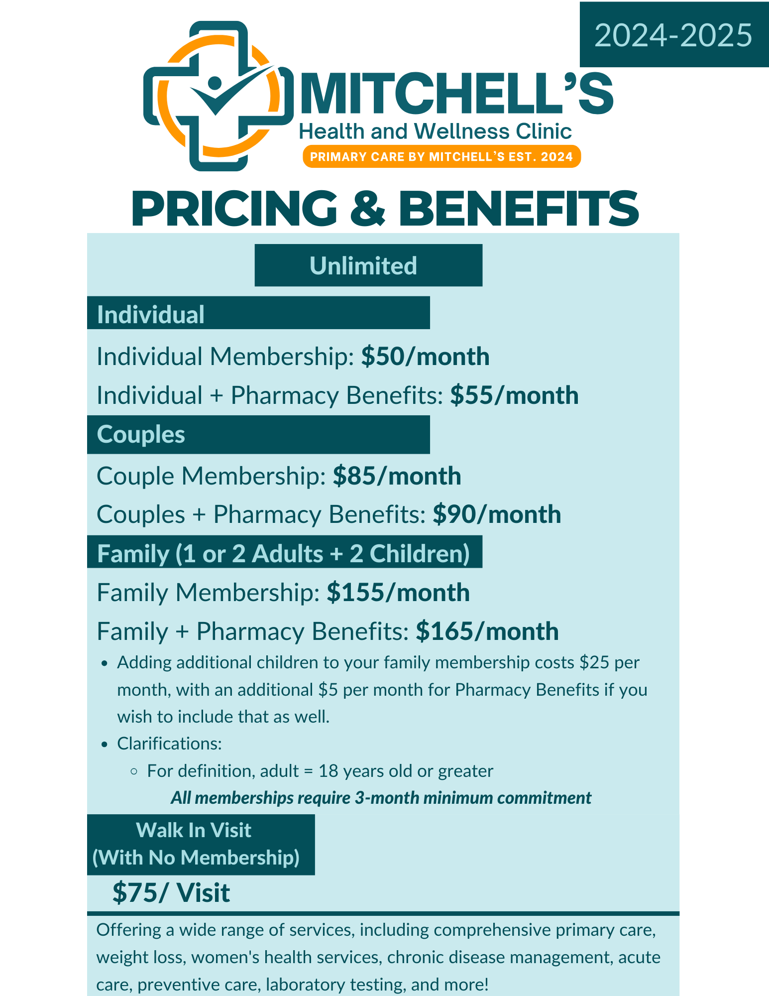 Mitchell's Health Clinic - Mitchell's Drug Stores